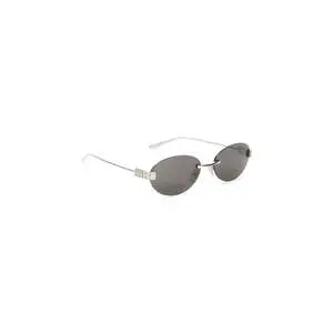 Balenciaga Oval Rimless Sunglasses - Black