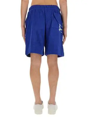Burberry Cotton Bermuda Shorts - Multicolor