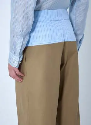 Dries Van Noten Wide-leg Trousers With Elasticated Waistband