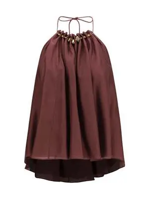 Zimmermann Aster Beaded Halterneck Top