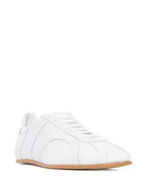 TOTEME Canvas Sneakers With Leather Inserts - Multicolor
