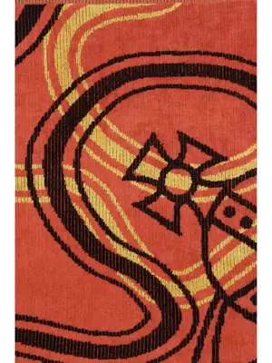 VIVIENNE WESTWOOD Cotton Beach Towel With Orb Motif