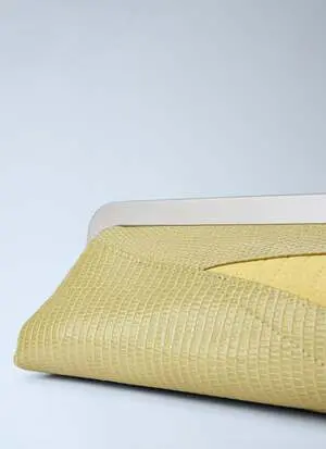Jacquemus The Salon Maïs Leather Clutch Bag