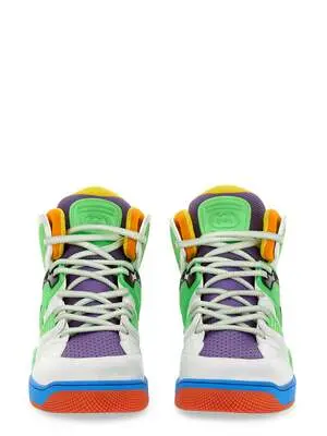 Gucci High Top Lace-up Sneakers