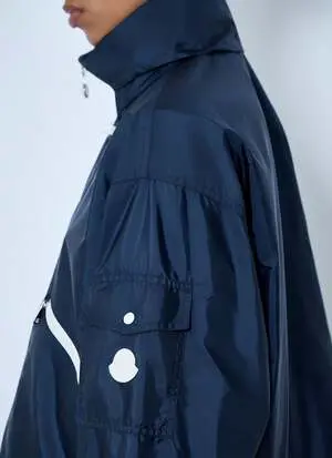 Moncler Marmacy Hooded Rain Jacket - Blue