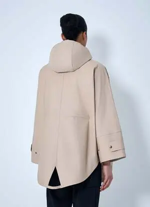 Moncler Brunnera Long Parka - Cream