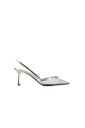 Prada Slingback Pumps With Bow Detailing