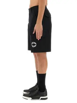 Moschino Bermuda Shorts With Logo Detail
