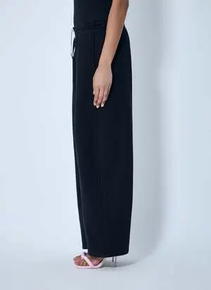 Alexander Wang Elasticated Waist Drawstring Trousers - Black
