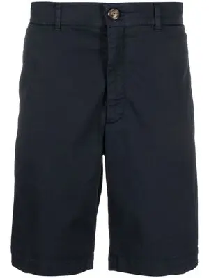 Brunello Cucinelli Cotton Stretch Twill Bermuda Shorts - Multicolor