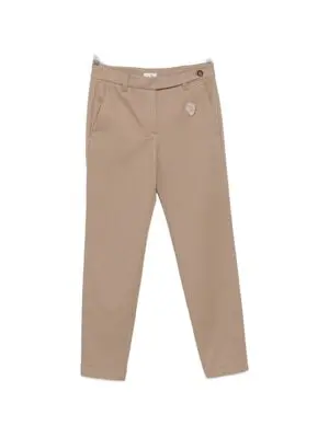 Brunello Cucinelli Cotton Trousers - Multicolor