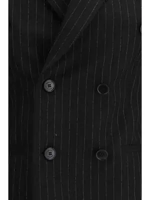Alexander McQueen Pinstriped Double-breasted Jacket