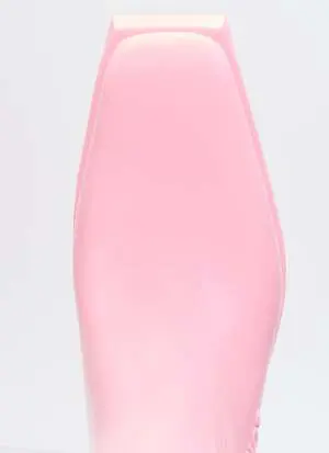 Acne Studios Rubber Ankle Boots With Embossed Logo - Pink