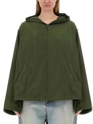 Balenciaga Hooded Jacket - Brown