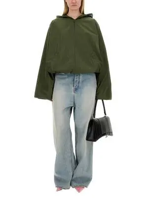 Balenciaga Hooded Jacket - Brown