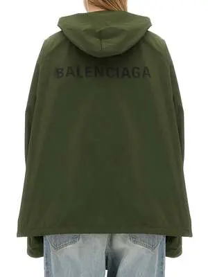 Balenciaga Hooded Jacket - Brown