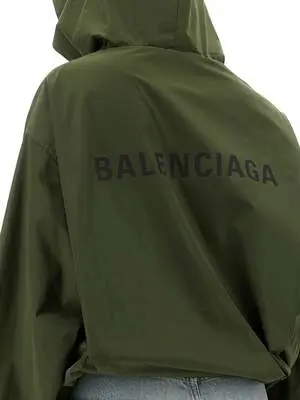 Balenciaga Hooded Jacket - Brown