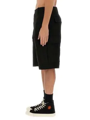Kenzo Cargo Workwear Shorts - Black