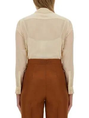 Max Mara Slim Fit Silk Blend Shirt