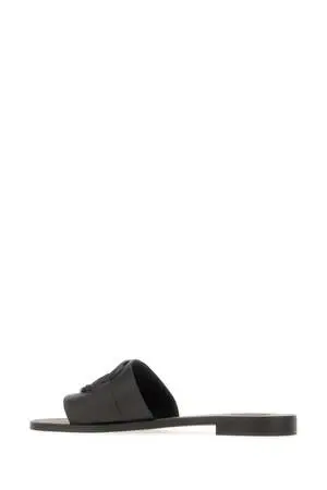 Moncler Flat Slides With Logo Detailing - Multicolor