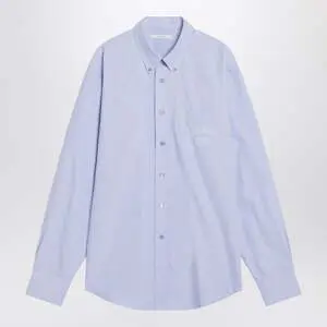 Givenchy Light Button-down Shirt In Cotton - Blue