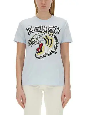 Kenzo Tiger Embroidery T-shirt - Multicolor