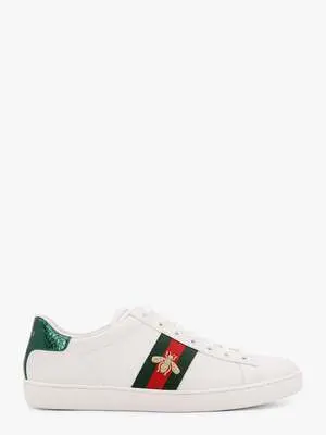 Gucci Ace Embroidered Leather Sneakers - Multicolor