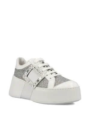 ROGER VIVIER Viv Skate Embellished Sneakers - Multicolor