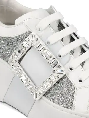 ROGER VIVIER Viv Skate Embellished Sneakers - Multicolor