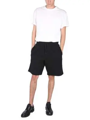Moschino Bermuda Shorts With Embroidered Logo