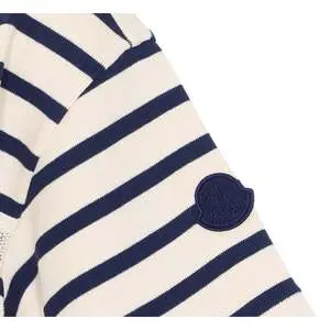 Moncler Striped Logo Knit T-shirt