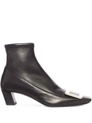 ROGER VIVIER Belle Vivier Leather Boots