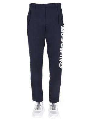 Moschino Symbols Logo Trousers - Blue