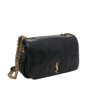 Saint Laurent Mini Jamie Quilted Leather Crossbody Bag - Black