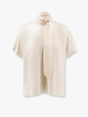 Brunello Cucinelli Silk Crewneck Top - Multicolor