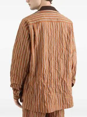 Dolce & Gabbana Striped Shirt With Applique