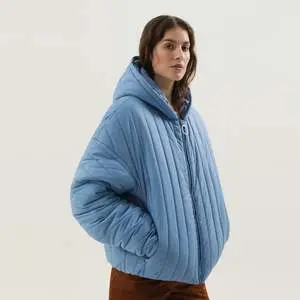 1989 STUDIO Light Quilted Down Jacket - Blue