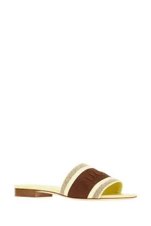 Gucci Logo Detailed Slippers - Multicolor