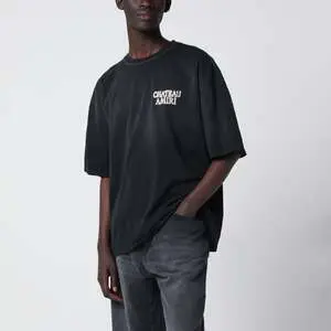 Amiri T-shirt With Chateau Logo - Black