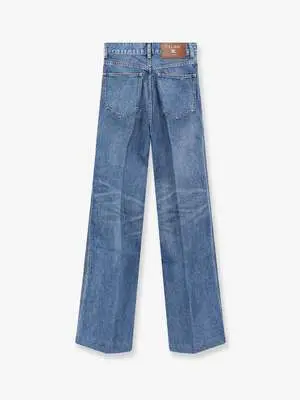 Celine Flared Cotton Jeans - Multicolor