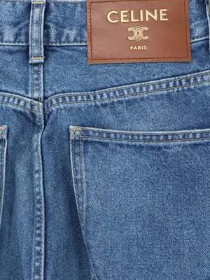Celine Flared Cotton Jeans - Multicolor