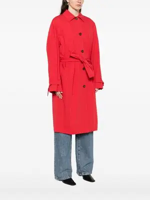 TOTEME Cotton Trench Coat - Multicolor