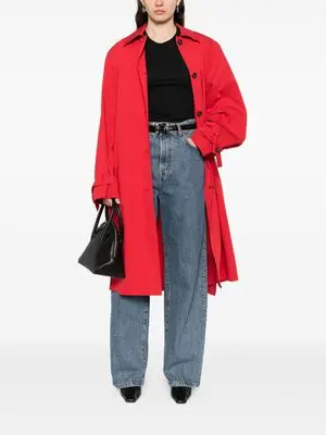 TOTEME Cotton Trench Coat - Multicolor