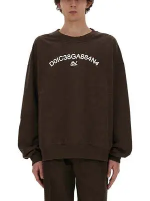 Dolce & Gabbana Logo Sweatshirt - Brown