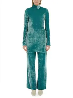 JIL SANDER Long Sleeve High Neck Top - Multicolor