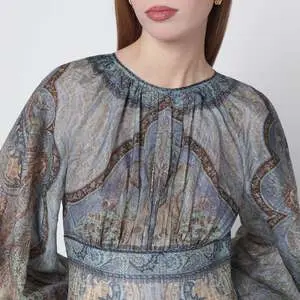 Zimmermann Wanderlust Tapestry-print Mini Dress - Multicolor