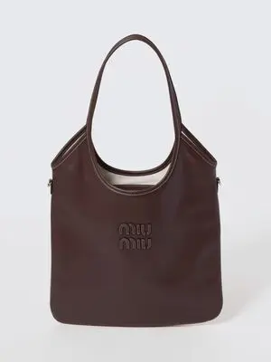 Miu Miu Leather Shoulder Bag - Brown