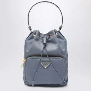 Prada Re-nylon Duet Bucket Bag - Blue