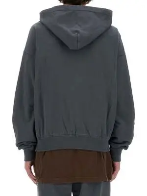 Dolce & Gabbana Cotton Logo Hoodie - Gray