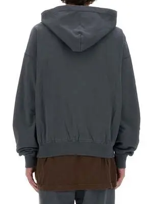 Dolce & Gabbana Cotton Logo Hoodie - Gray